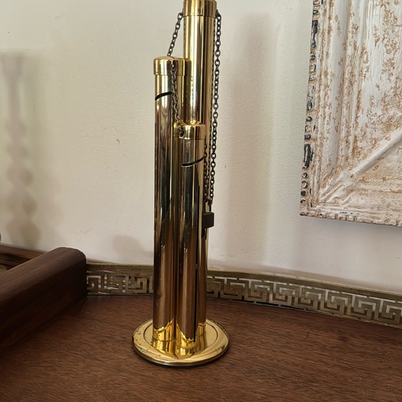 Other | Vintage Brass Three Tube Coin Sorter Bank | Poshmark